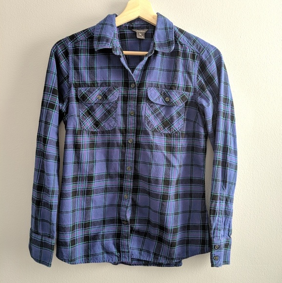 Eddie Bauer | Tops | Eddie Bauer Plaid Flannel Shirt | Poshmark